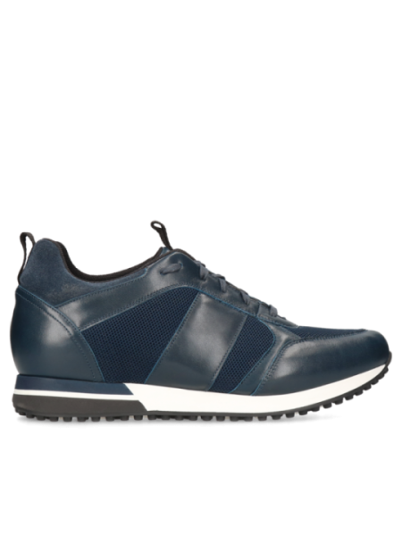 Navy blue elevator sneakers Cyrus +7 cm, Conhpol Dynamic - Polish ...