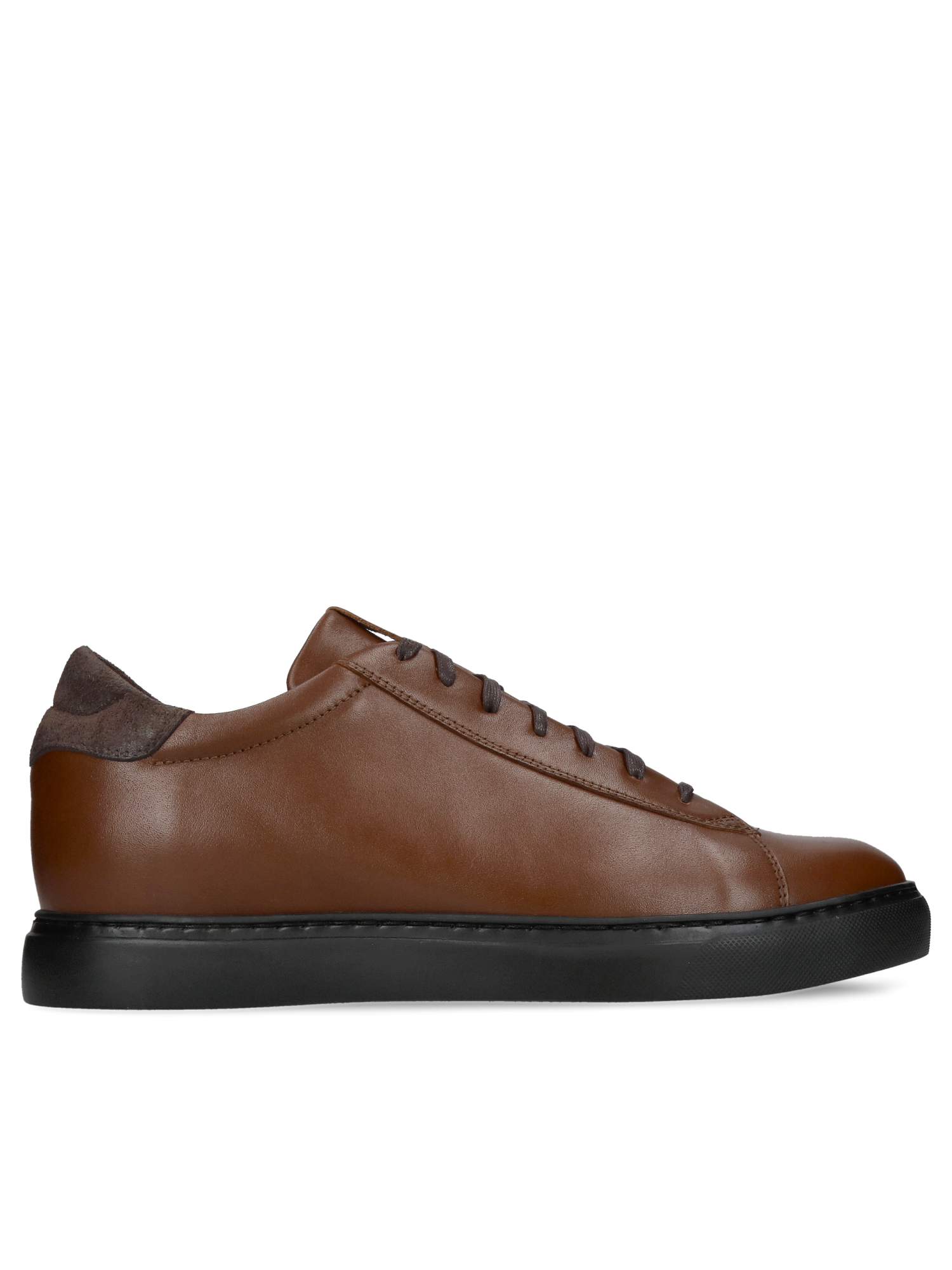 Booster shoes black and white, men's sneakers, grain leather