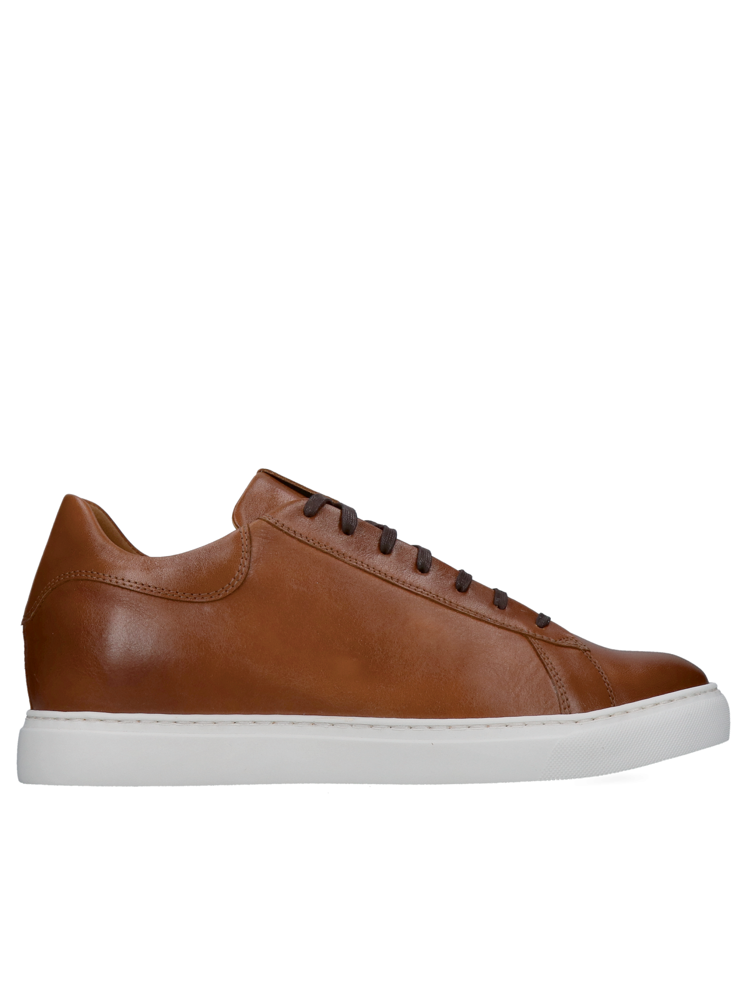 Booster shoes black and white, men's sneakers, grain leather