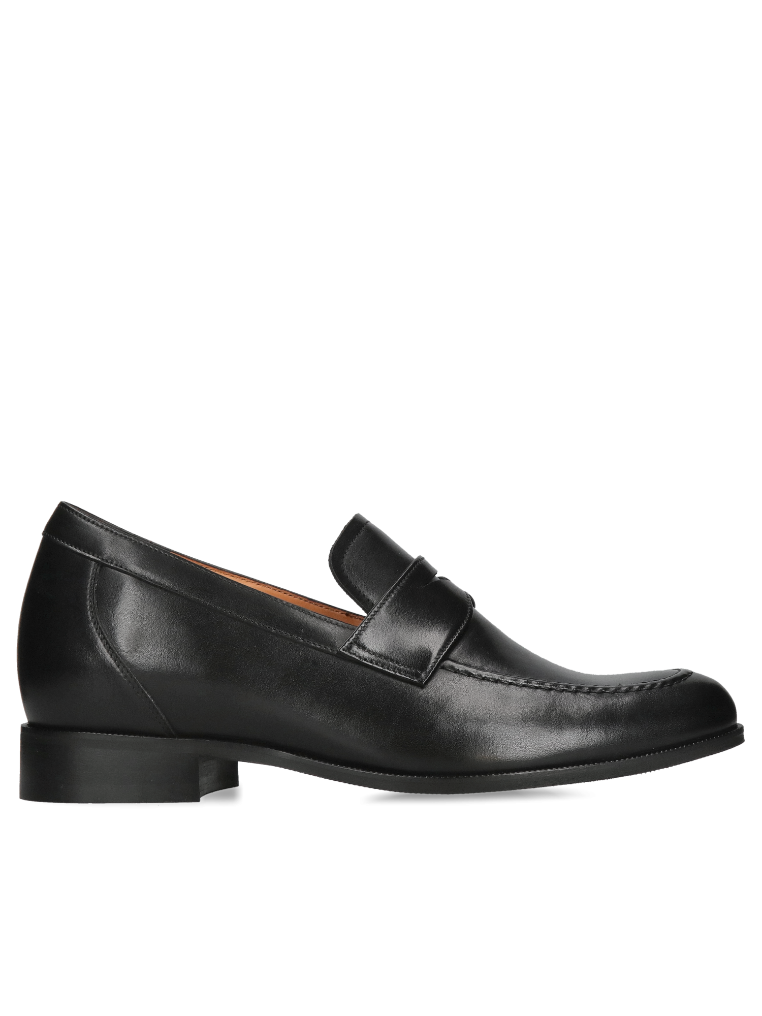Booster shoes black and white, men's sneakers, grain leather