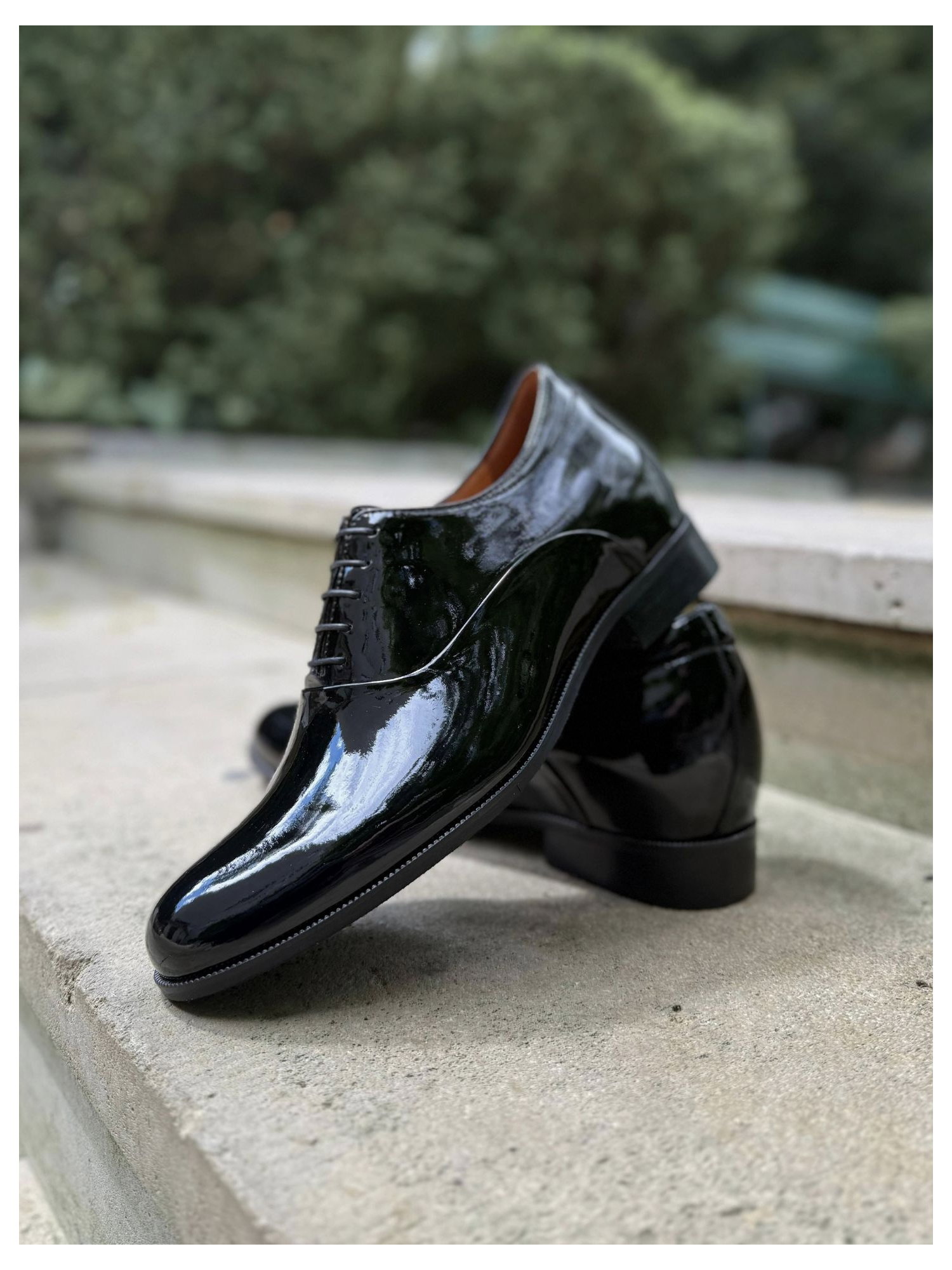 Leather elevator shoes - 7 cm higher, Conhpol - Polish production since ...
