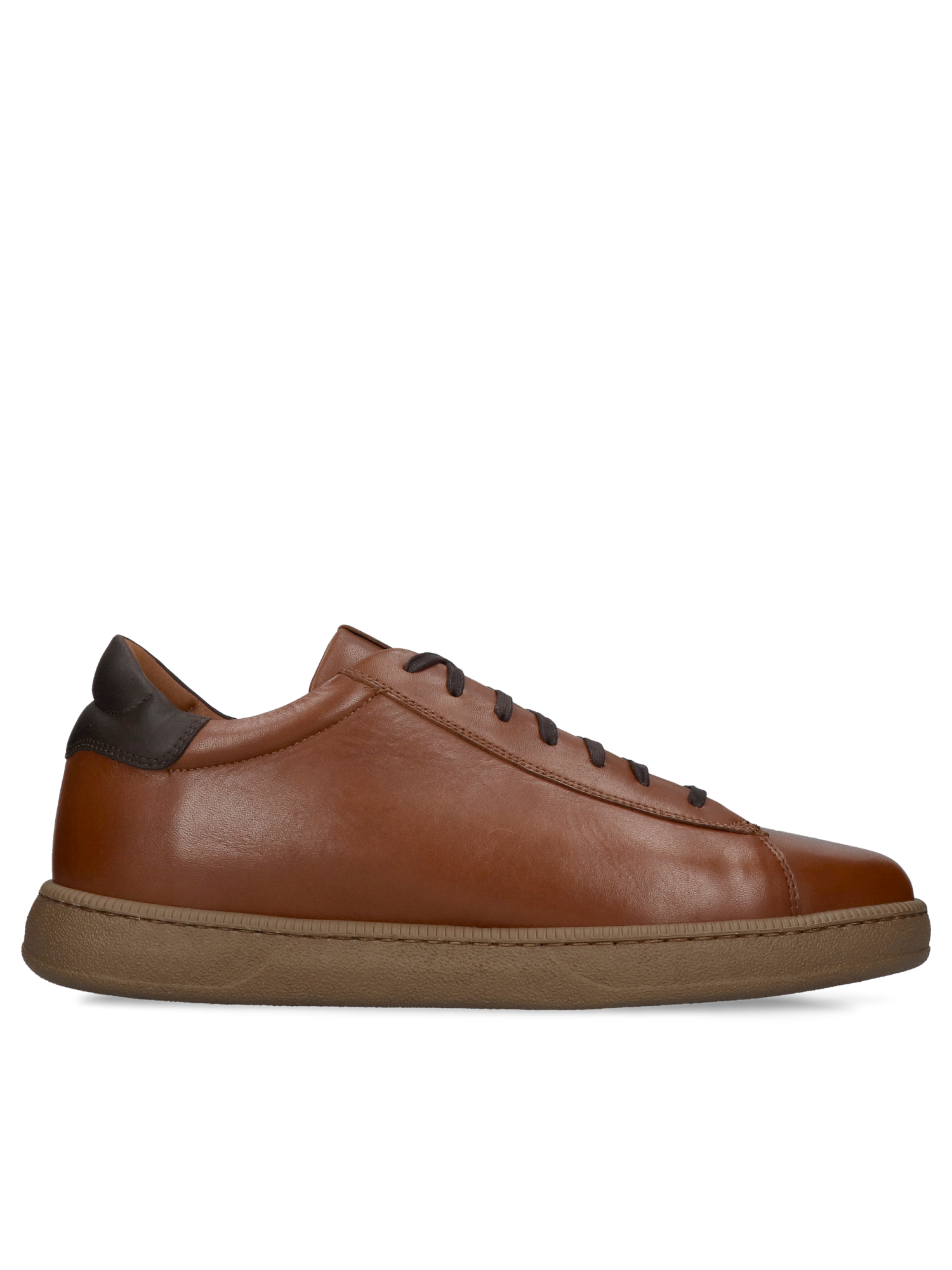 Booster shoes black and white, men's sneakers, grain leather